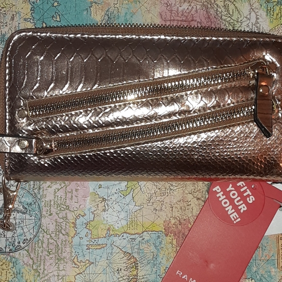Rampage | Bags | Rampage Wallet Metallic Silver | Poshmark